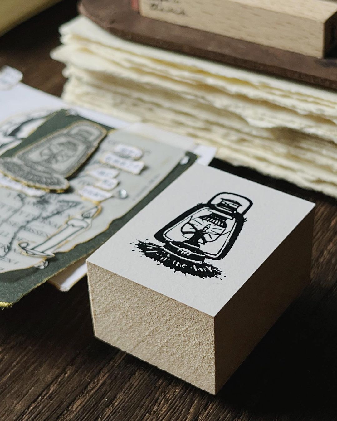 Yamadoro rubber stamp - Message from life - Hope in the dark – petit ...