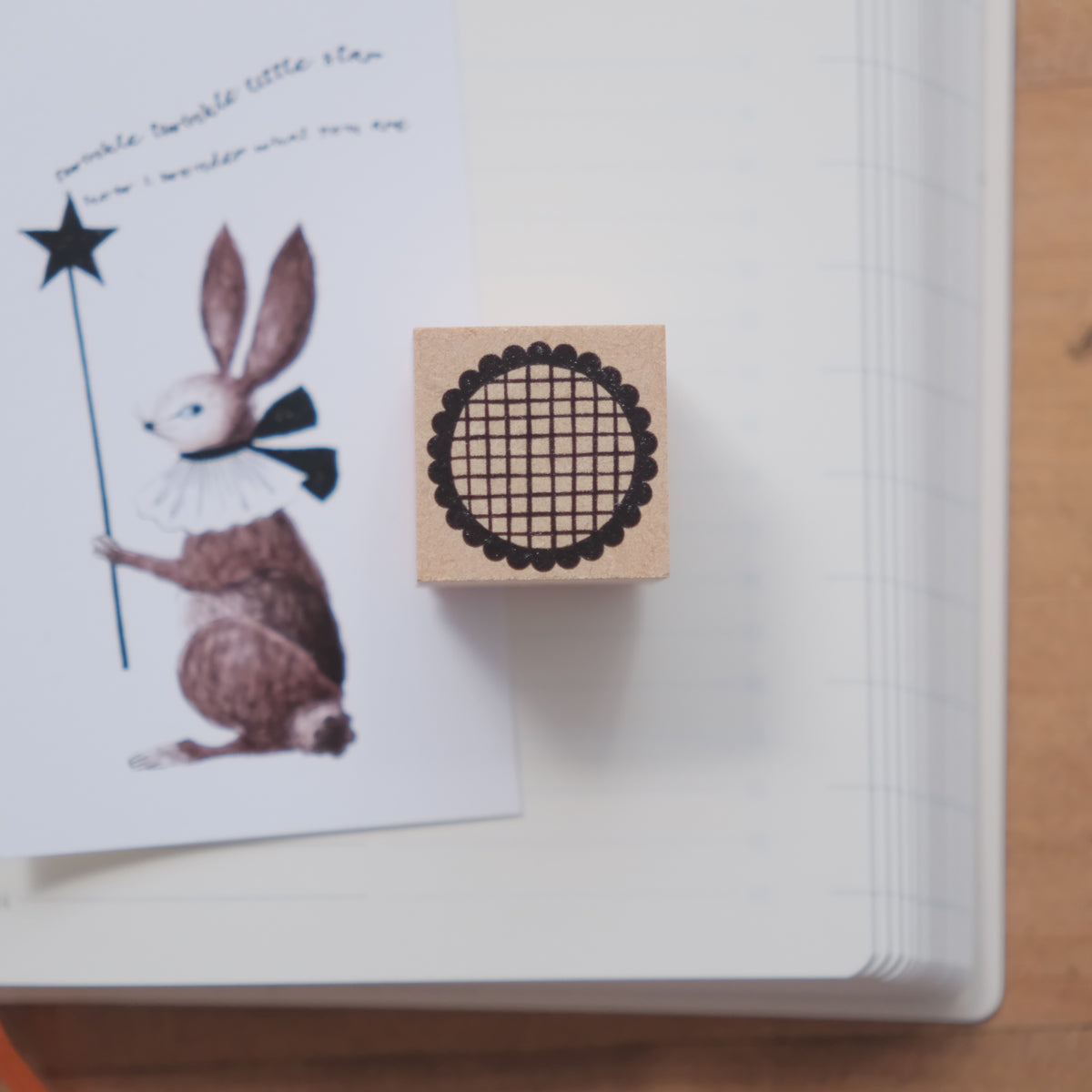 Kinotorico rubber stamp - Flower checker – petit zakkaya