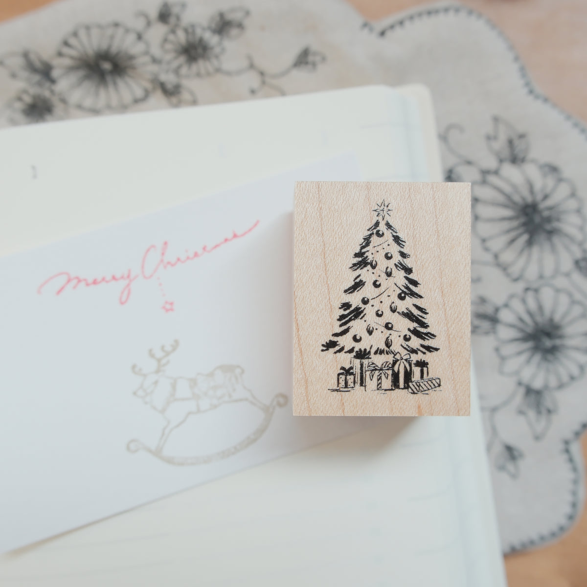 Nonco hanco rubber stamp - Christmas tree – petit zakkaya