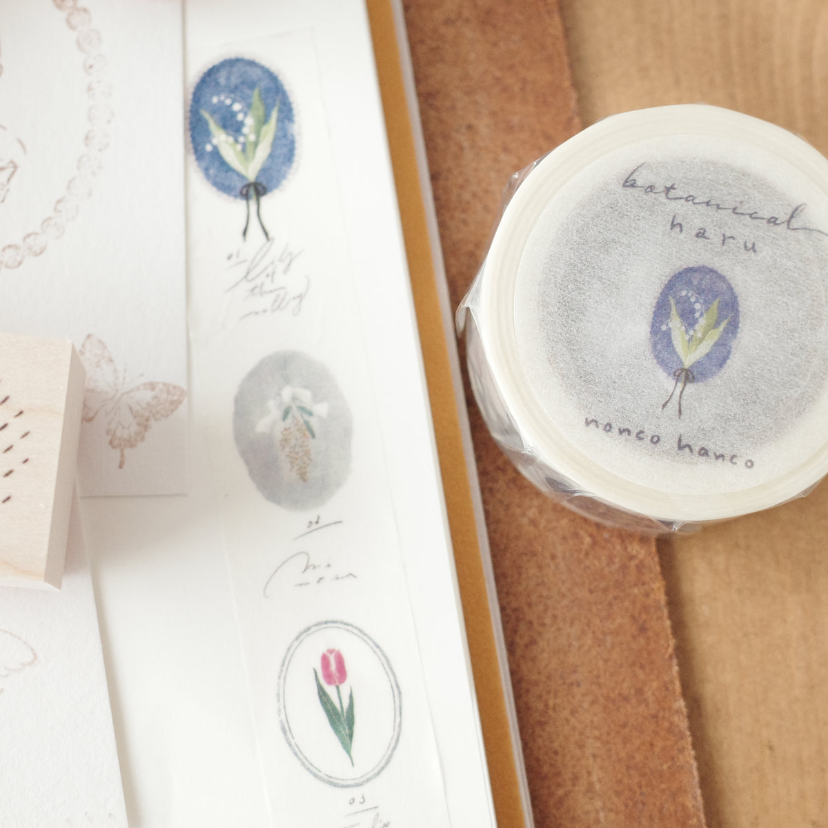 Nonco hanco masking tape - botanical haru – petit zakkaya