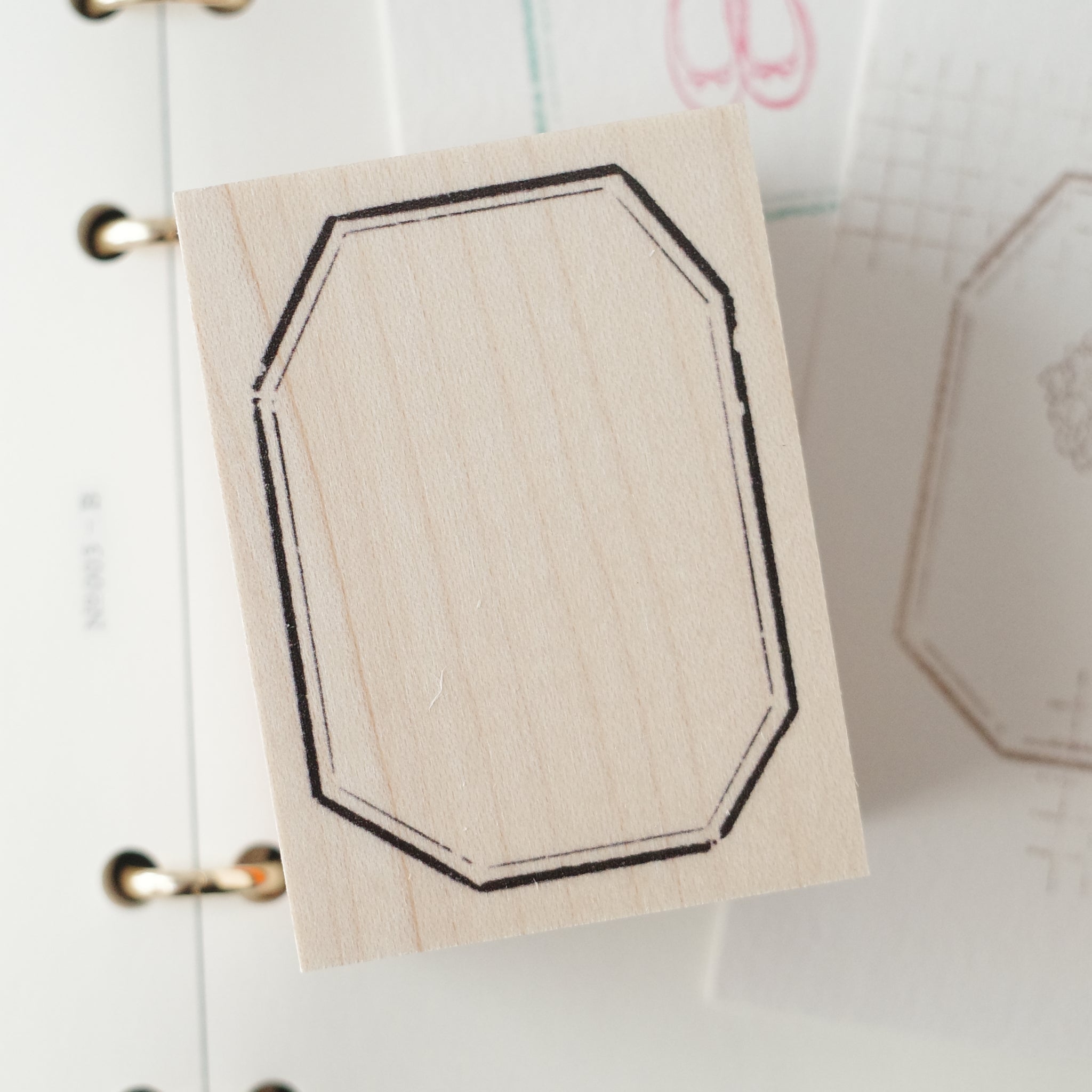 Nonco hanco rubber stamp - Frame (large) – petit zakkaya