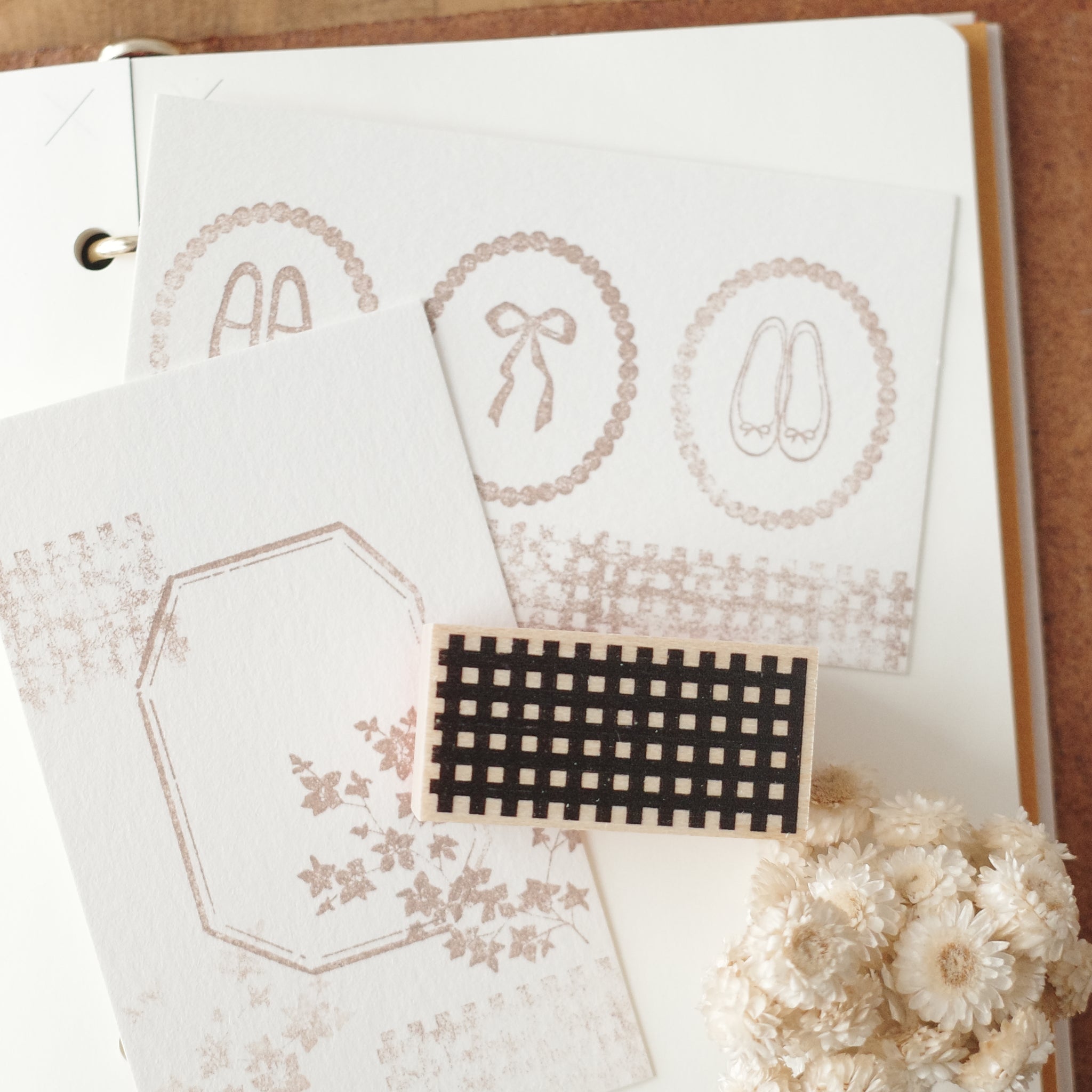 Nonco hanco rubber stamp - Checker – petit zakkaya