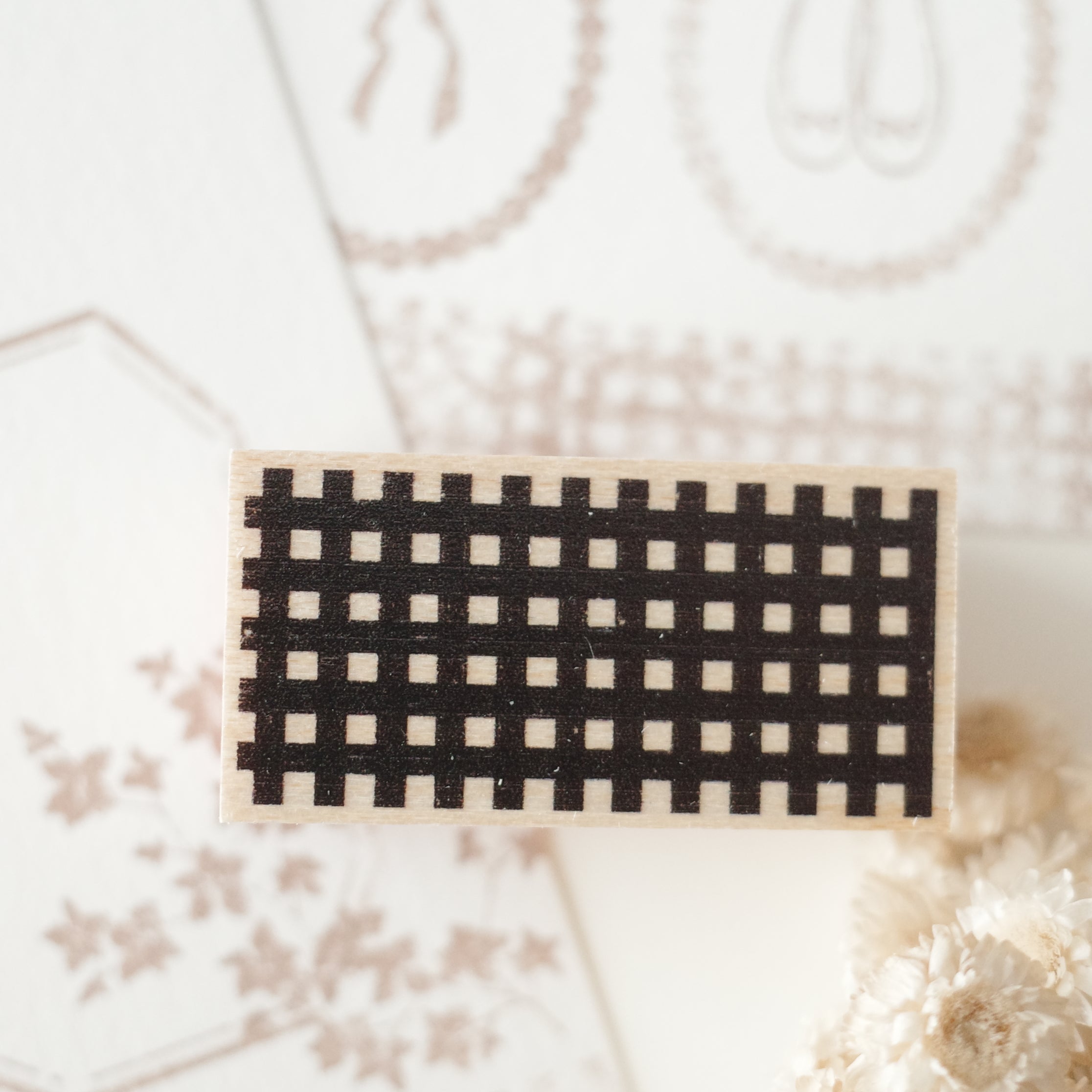 Nonco hanco rubber stamp - Checker – petit zakkaya