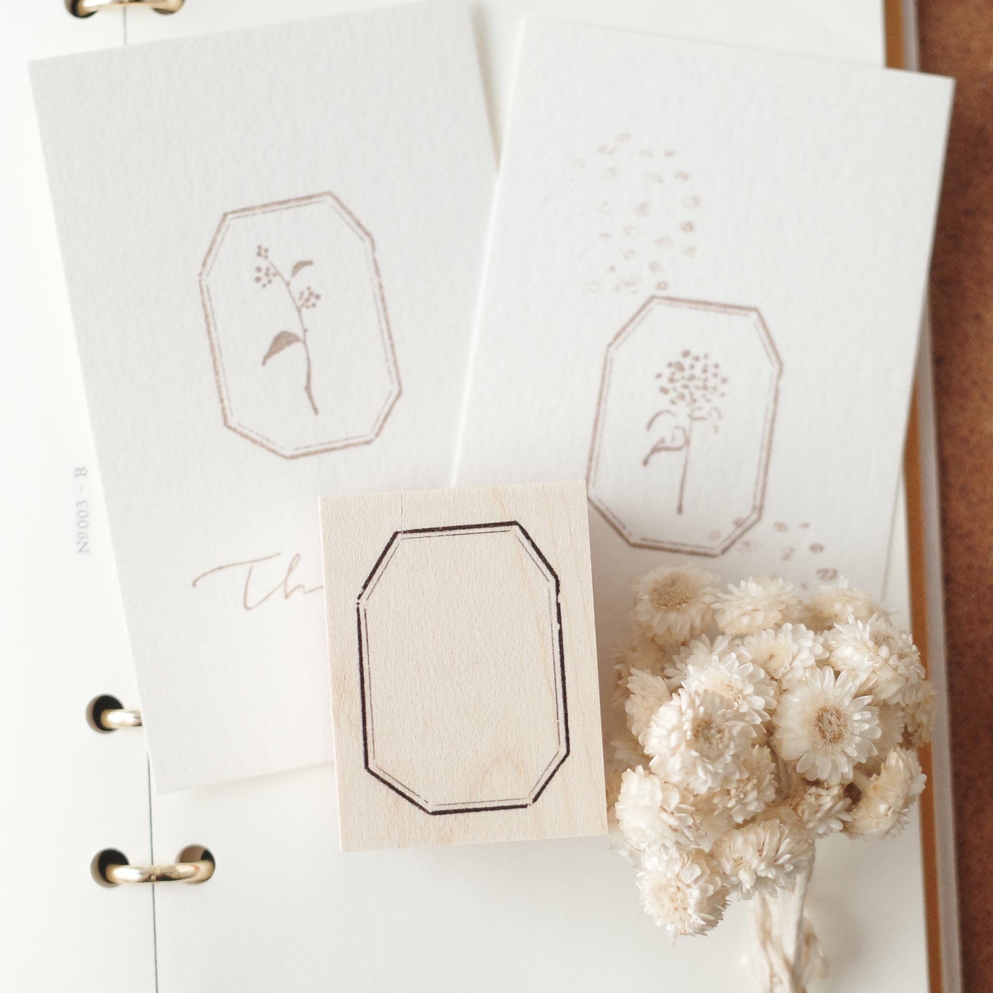 Nonco hanco rubber stamp - Frame – petit zakkaya