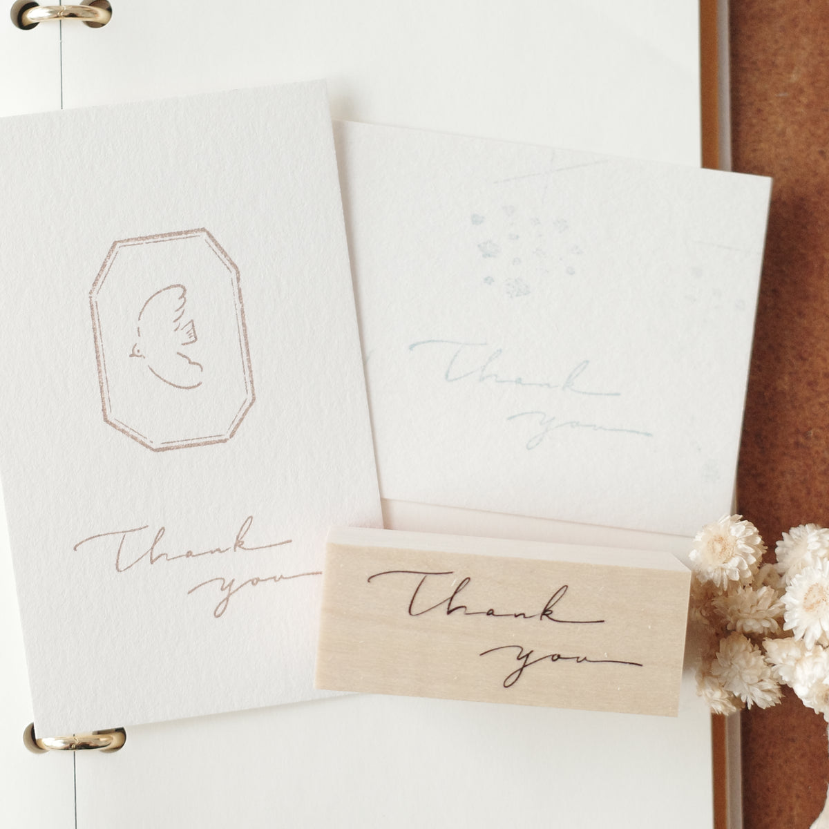 Nonco hanco rubber stamp - Thank you – petit zakkaya