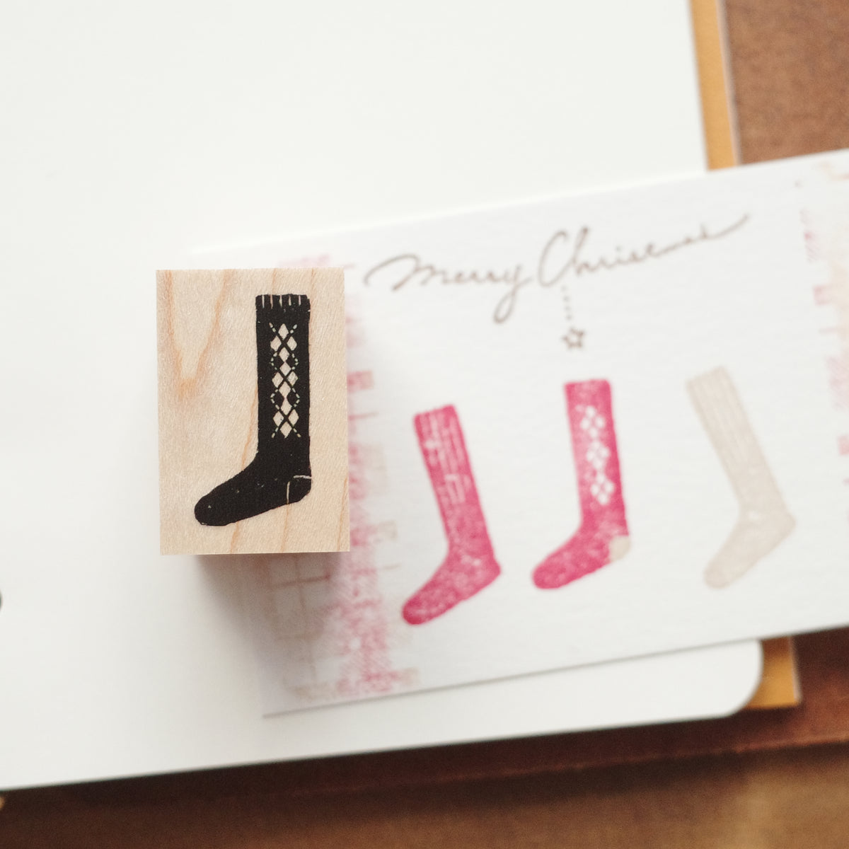 Nonco hanco rubber stamp - Angle sock – petit zakkaya