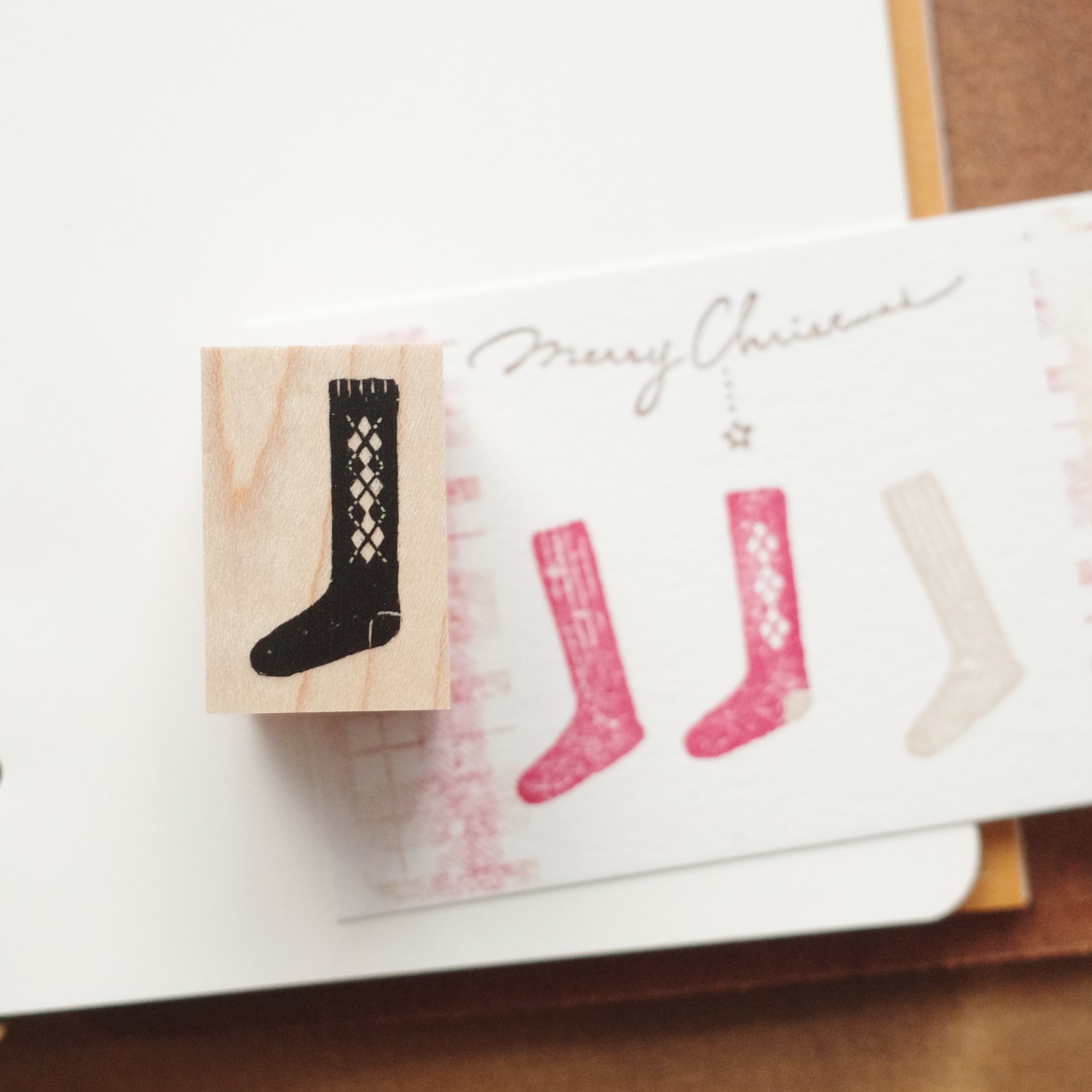 Nonco hanco rubber stamp - Angle sock – petit zakkaya