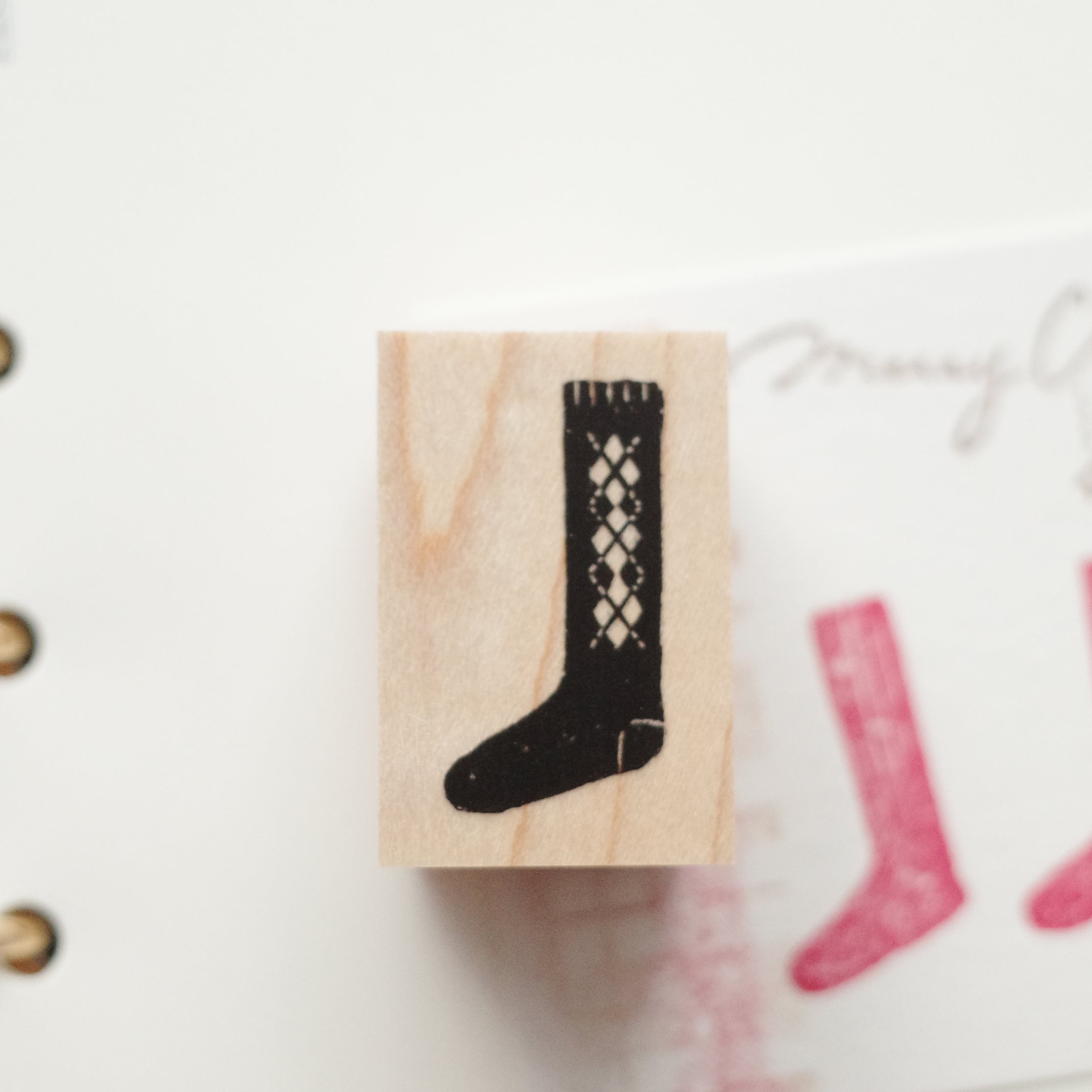 Nonco hanco rubber stamp - Angle sock – petit zakkaya