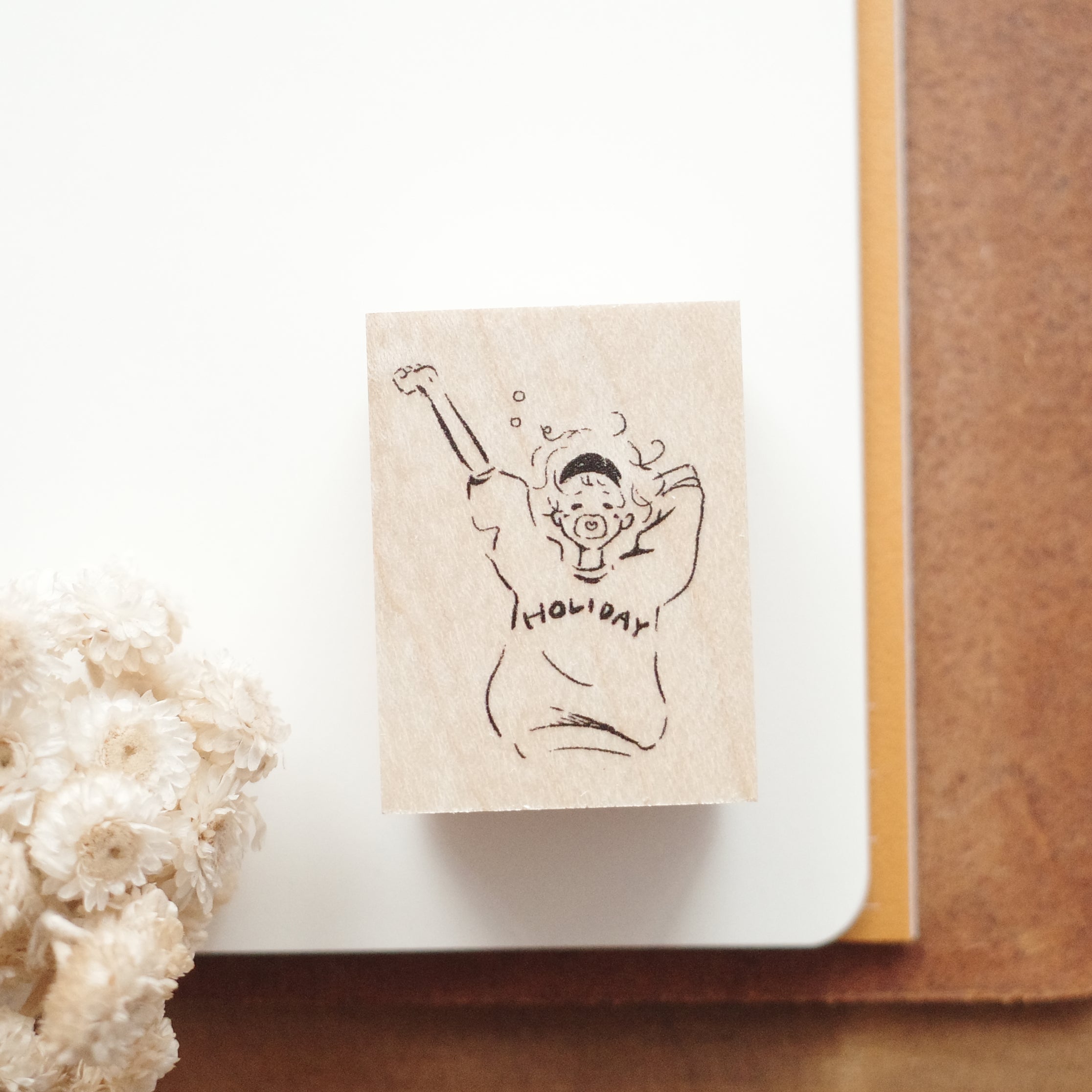 Nonco hanco rubber stamp - Holiday (Large) – petit zakkaya
