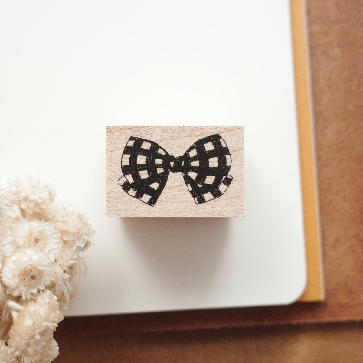 Nonco hanco rubber stamp - Checker ribbon – petit zakkaya