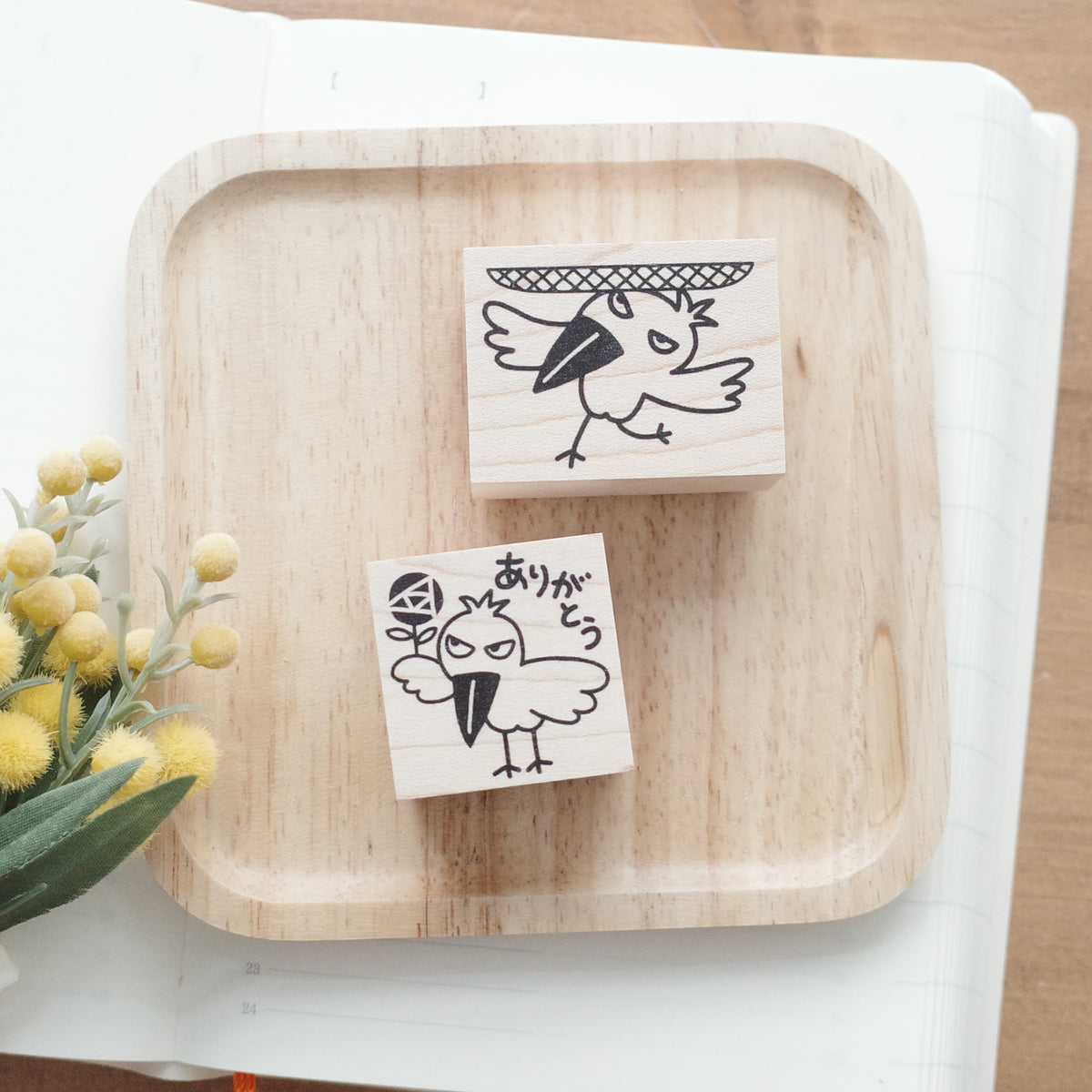 Hankoyamuramin rubber stamp - Toucan bird – petit zakkaya