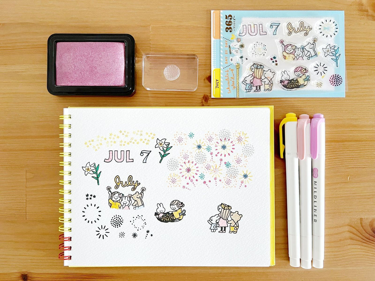 Sakuralala Clear Stamp - 365 July – petit zakkaya