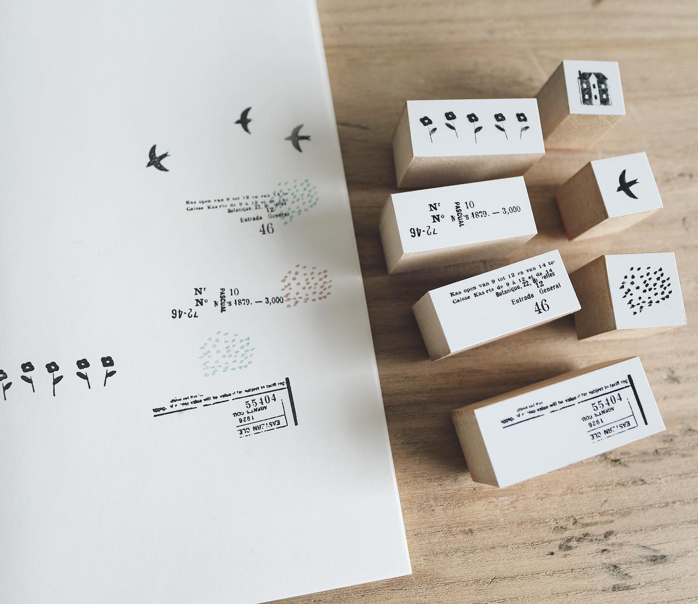 Yohaku rubber stamp - Tempo – petit zakkaya