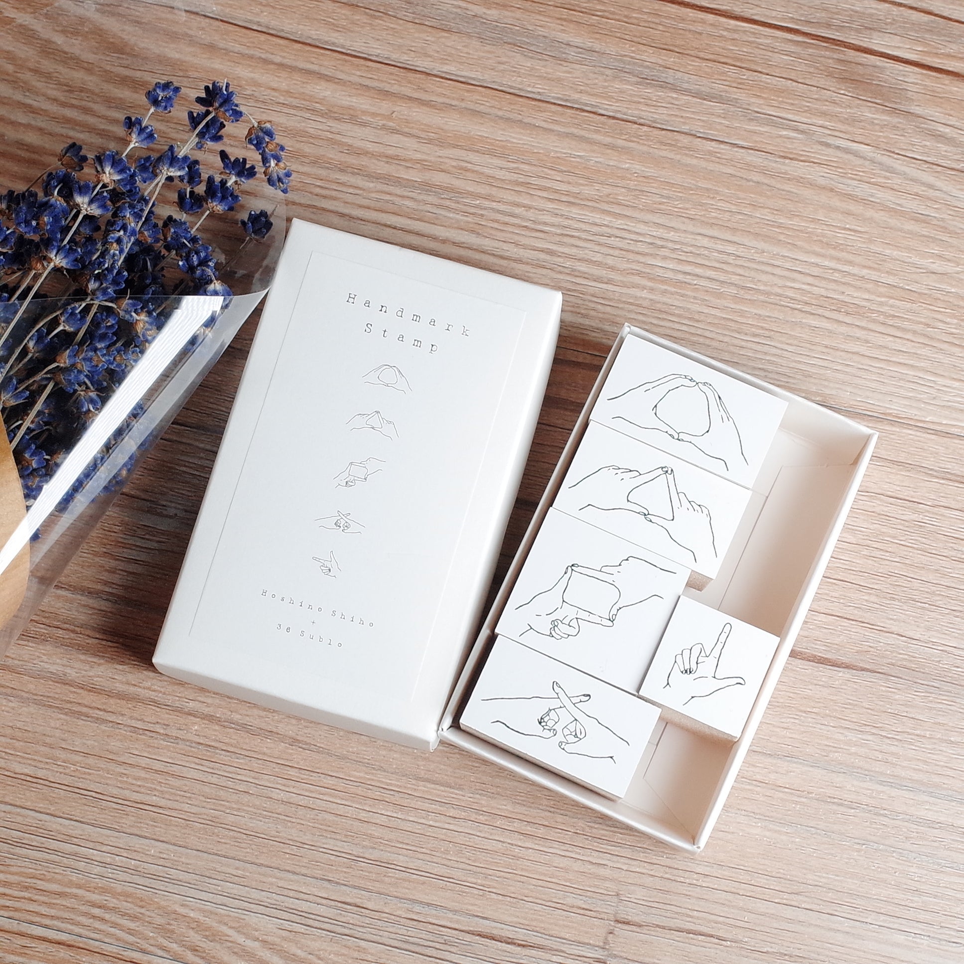 36 Sublo x Hoshino Shiho hand mark rubber stamp set – petit zakkaya