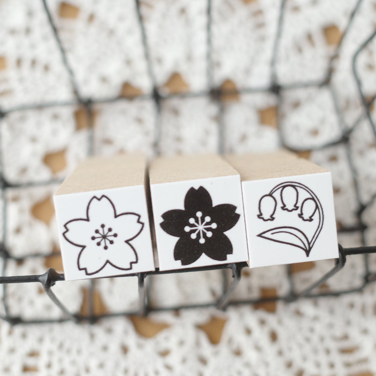 Japanese rubber stamp - Flower– petit zakkaya