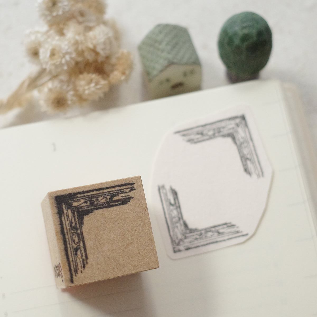 Sirusu rubber stamp - Corner – petit zakkaya