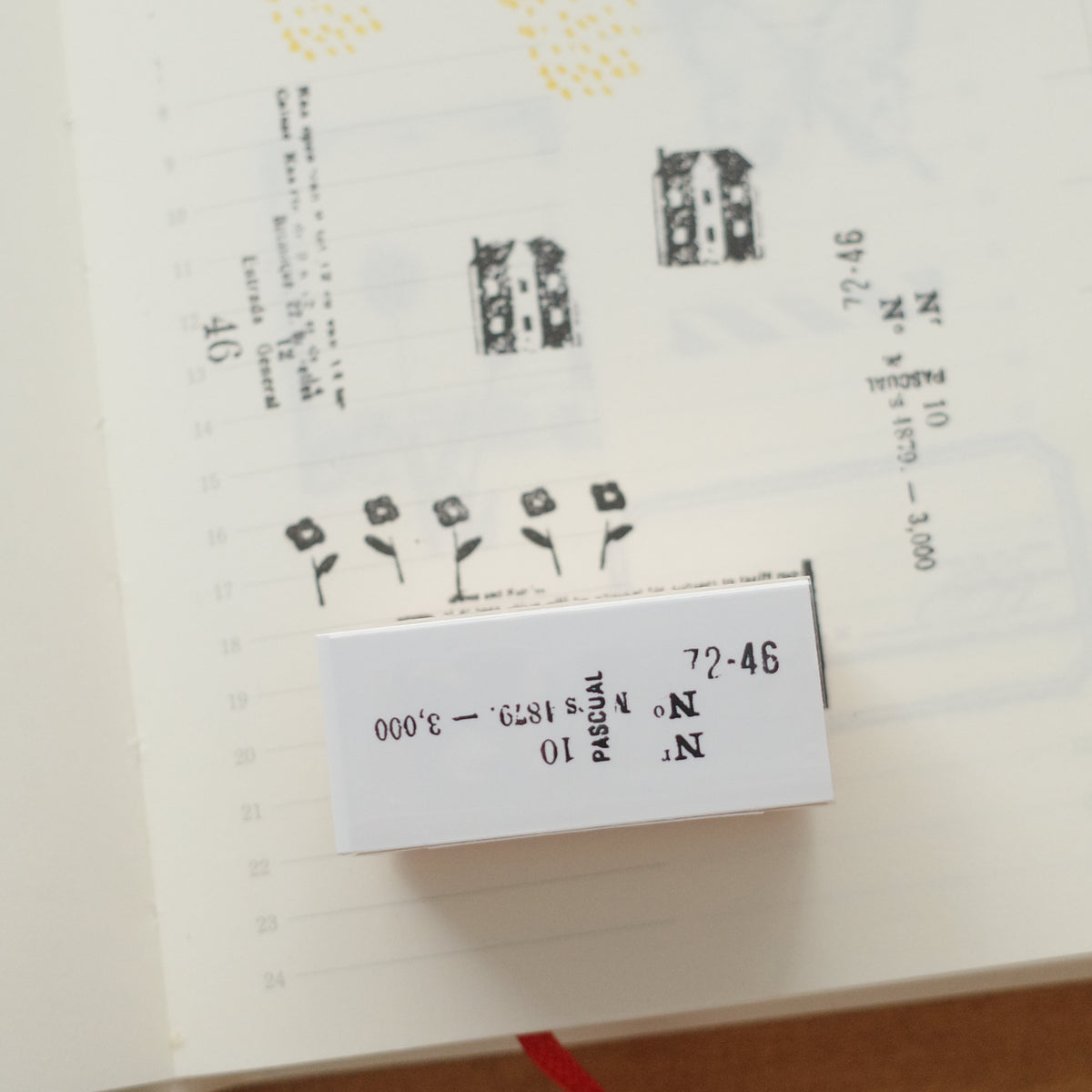 Yohaku rubber stamp - Tempo – petit zakkaya