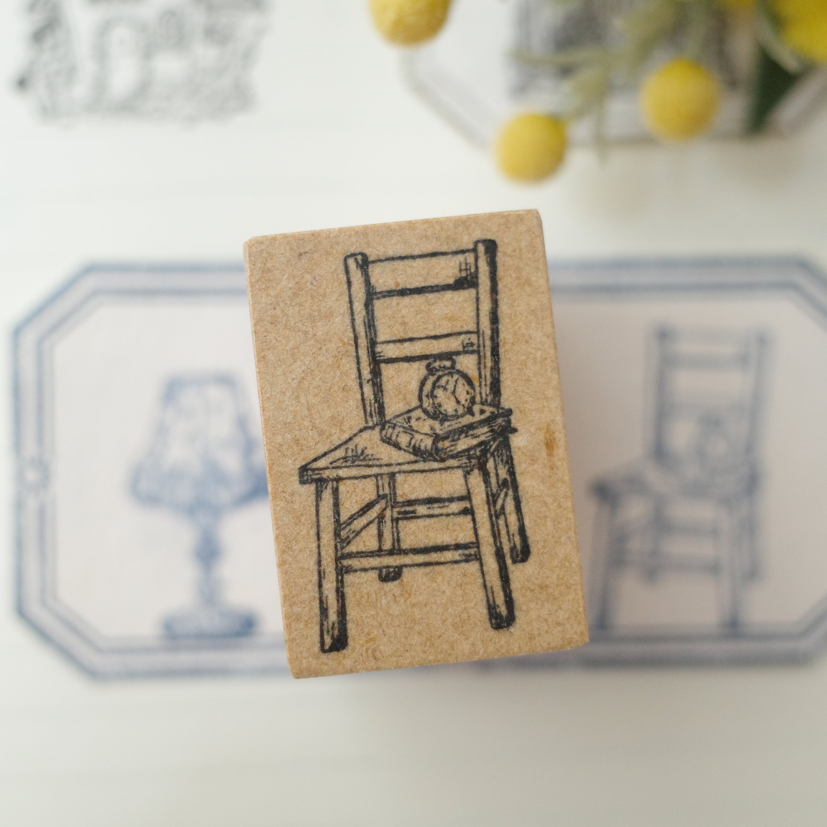 Sirusu rubber stamp - Antique chair – petit zakkaya
