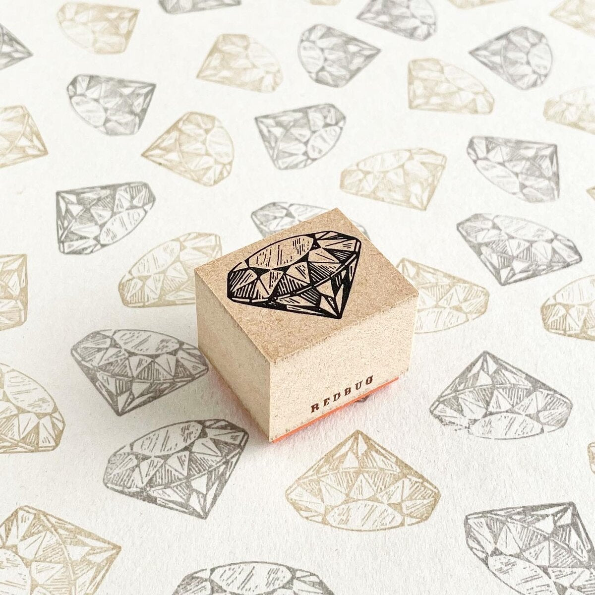Redbug rubber stamp - Diamond – petit zakkaya