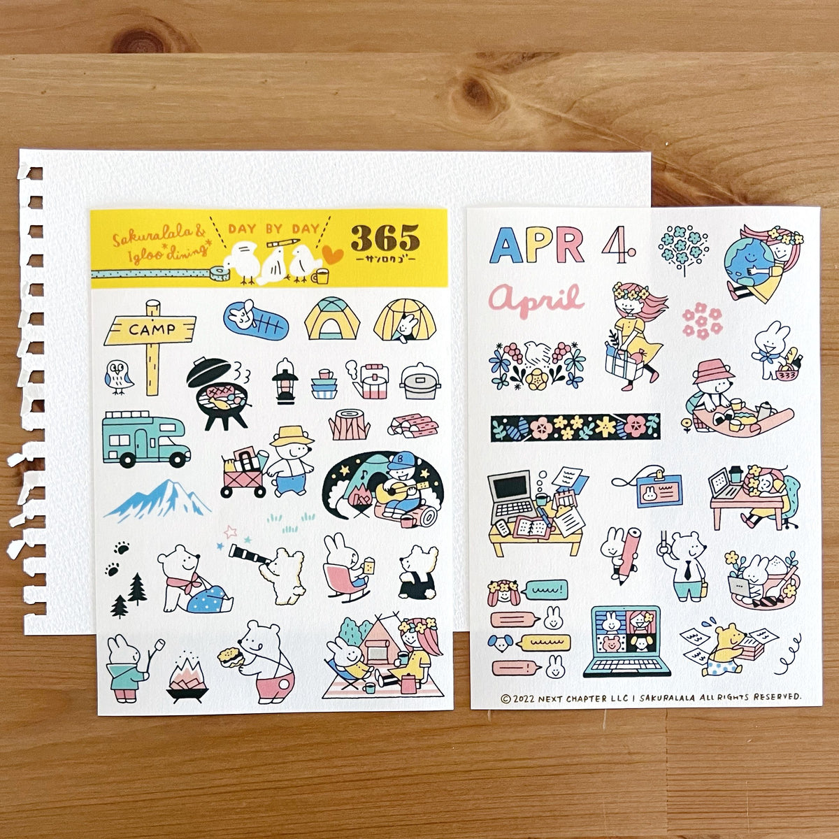 Sakuralala Clear Stamp - 365 Mar release series (set of 3) – petit zakkaya